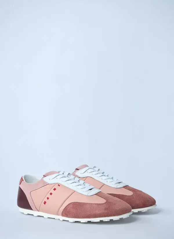Marni Softy Soccer Leather Sneakers