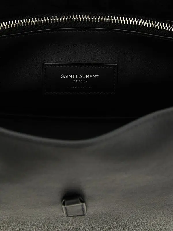 Saint Laurent Micro 'le 5 À 7' Shoulder Bag - Black