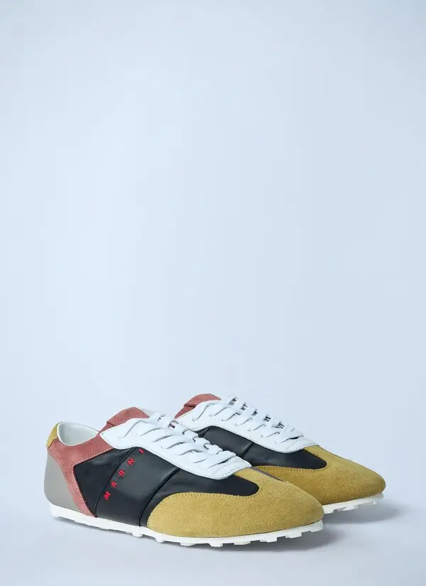 Marni Softy Soccer Leather Sneakers