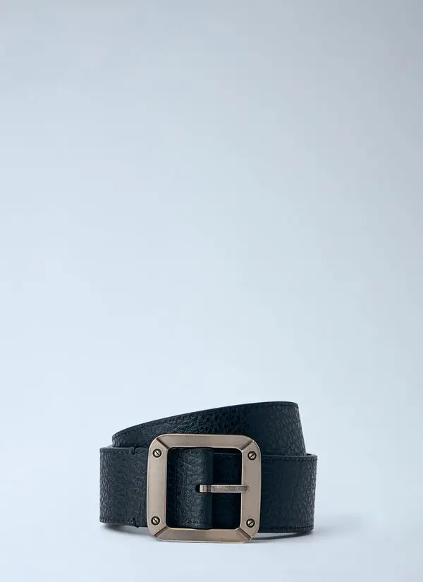 Acne Studios Textured Reversible Leather Belt