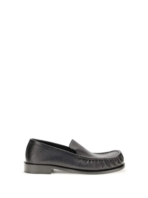 Dries Van Noten Leather Loafers - Black