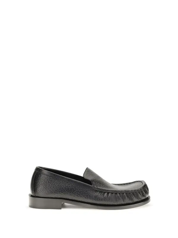 Dries Van Noten Leather Loafers - Black