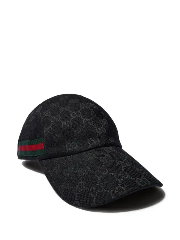 Gucci Web Detail Gg Baseball Cap