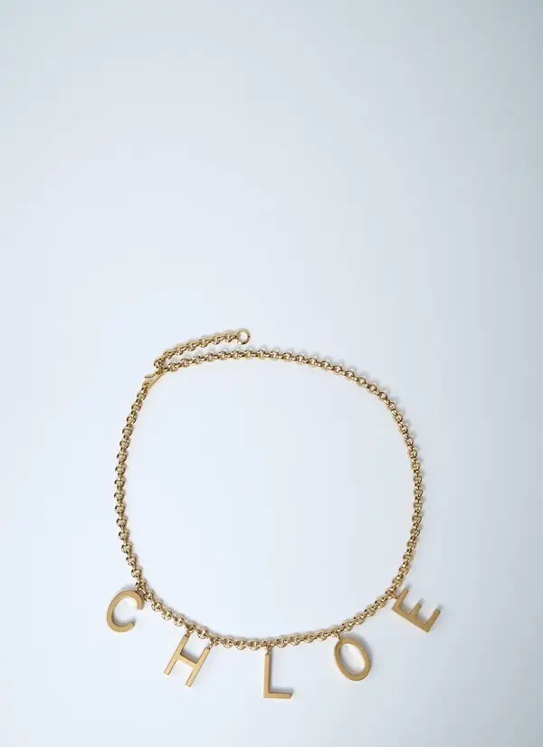 Chloé Logo Motif Belt