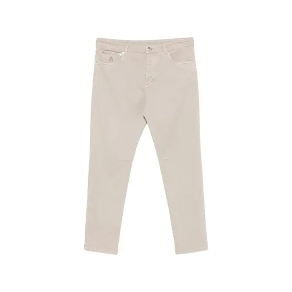Brunello Cucinelli Straight-leg Jeans - Cream