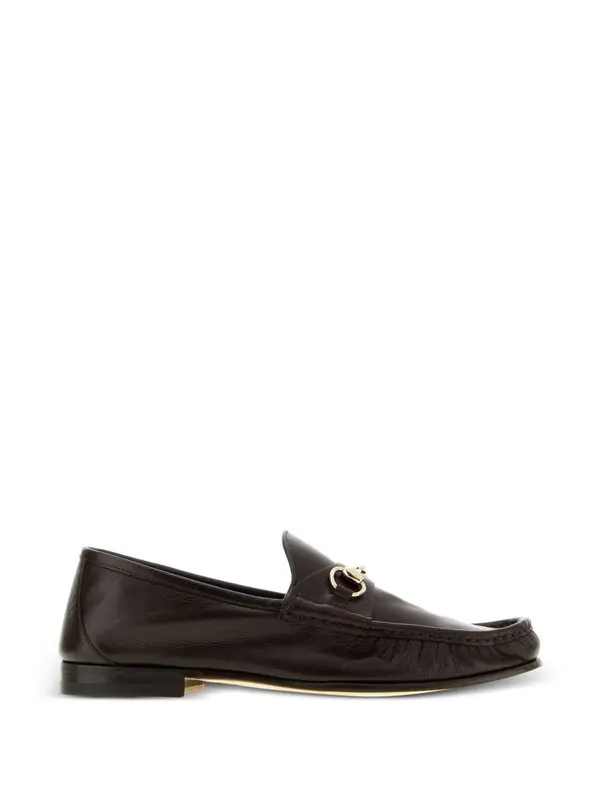 Gucci Lugano Leather Loafers