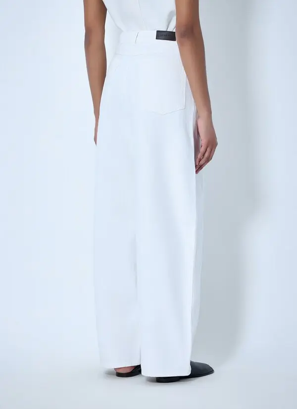 LEMAIRE Wide-leg Trousers - White
