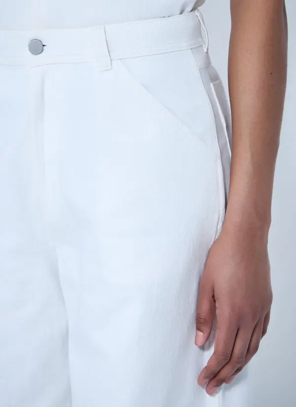 LEMAIRE Wide-leg Trousers - White