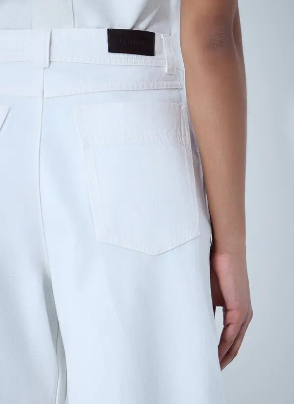 LEMAIRE Wide-leg Trousers - White