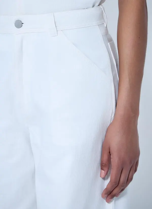 LEMAIRE Wide-leg Trousers - White