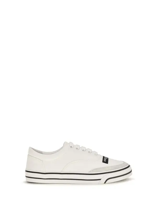 Dolce & Gabbana Sailing Canvas Sneakers - White