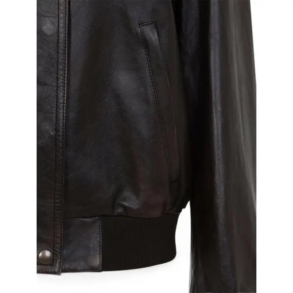 Prada Leather Bomber Jacket
