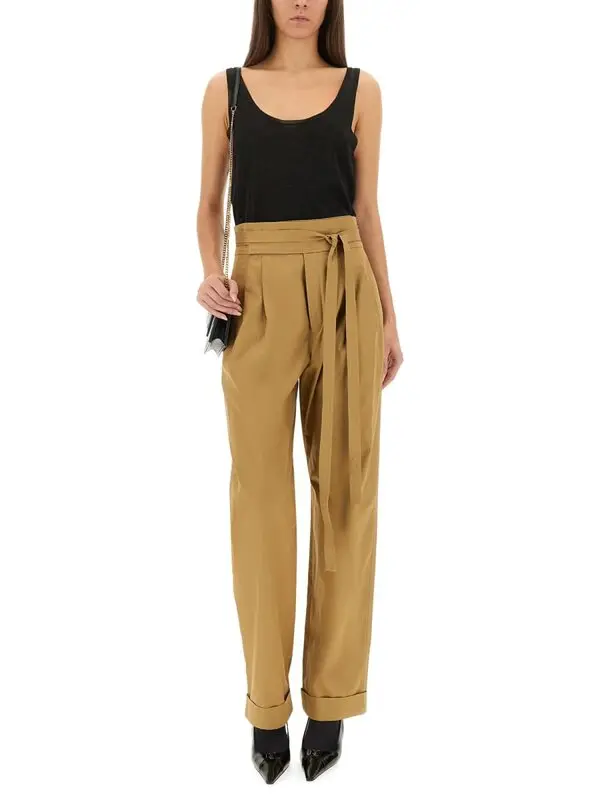 Saint Laurent Serge Gurkha Pants - Cream