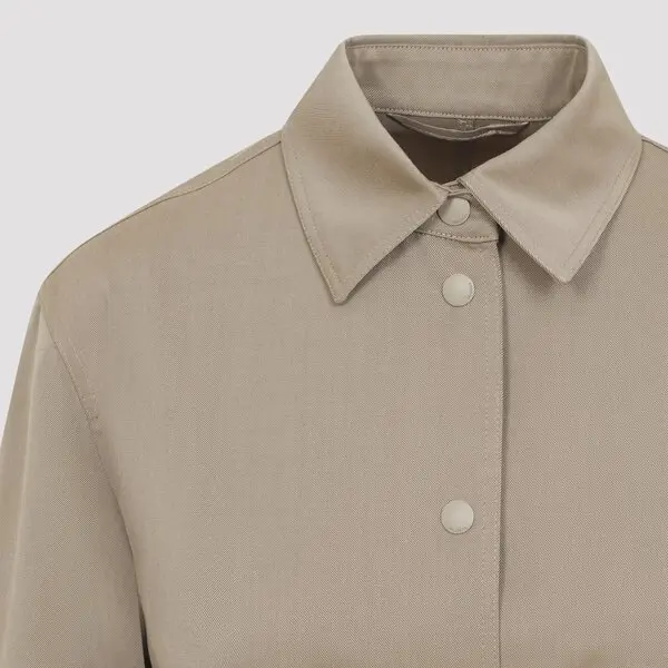 Max Mara Agenzia Sahariana Virgin Wool Jacket - Multicolor