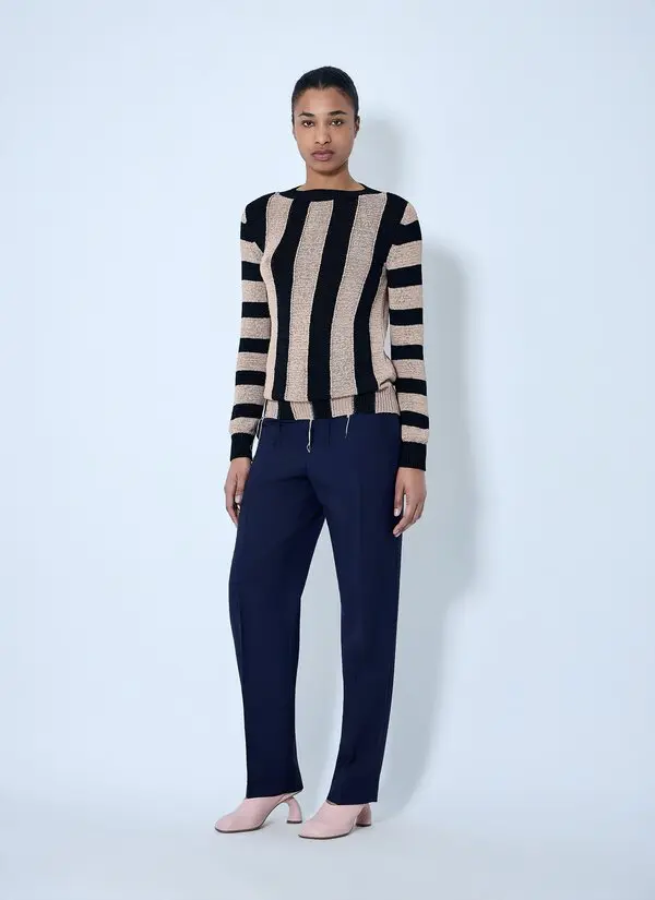 Dries Van Noten Wool Tailored Trousers