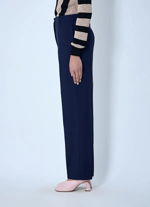Dries Van Noten Wool Tailored Trousers