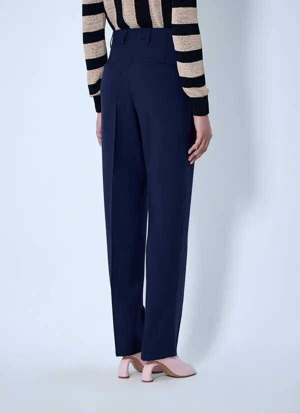 Dries Van Noten Wool Tailored Trousers