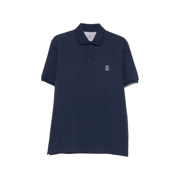 Brunello Cucinelli Polo Shirts - Blue