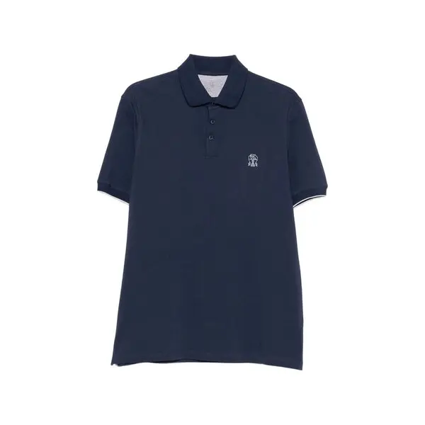Brunello Cucinelli Polo Shirts - Blue