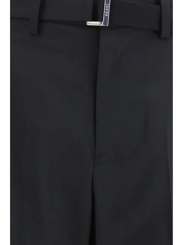 Sacai Wool Tailored Pants - Black