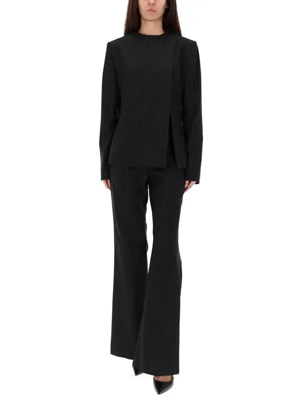 COURREGES Buckle Pinstripes Jacket