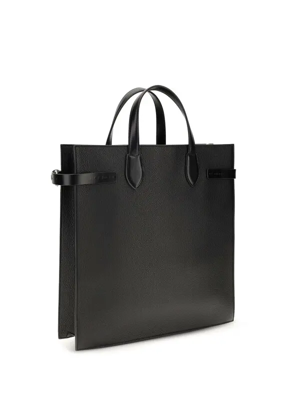 Valentino Garavani Medium Antibes Grained Leather Shopping Bag