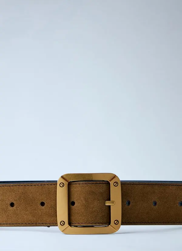 Acne Studios Square Buckle Reversible Belt
