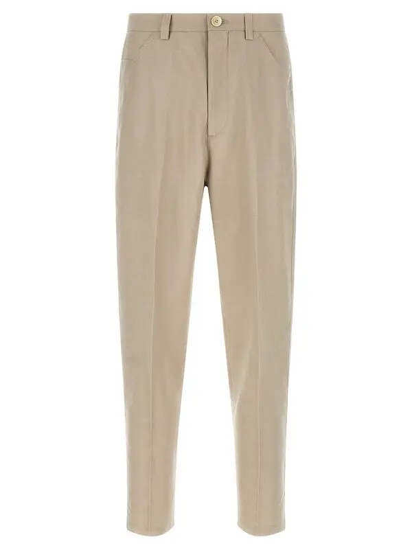 Brunello Cucinelli Panama Trousers - Brown