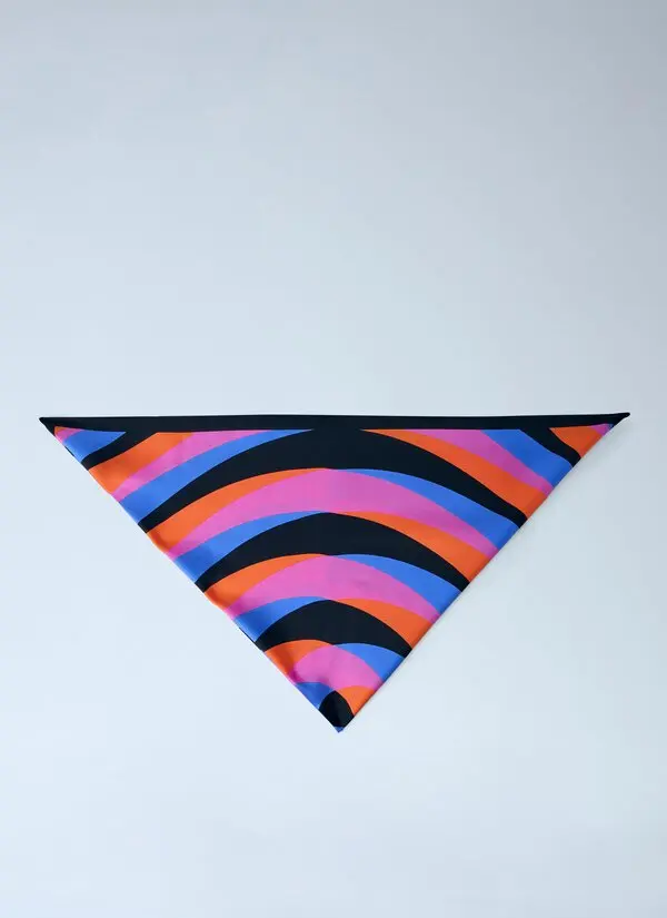 Dries Van Noten Geometric Patterned Silk Scarf - Multicolor