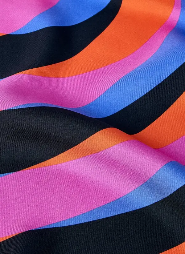 Dries Van Noten Geometric Patterned Silk Scarf