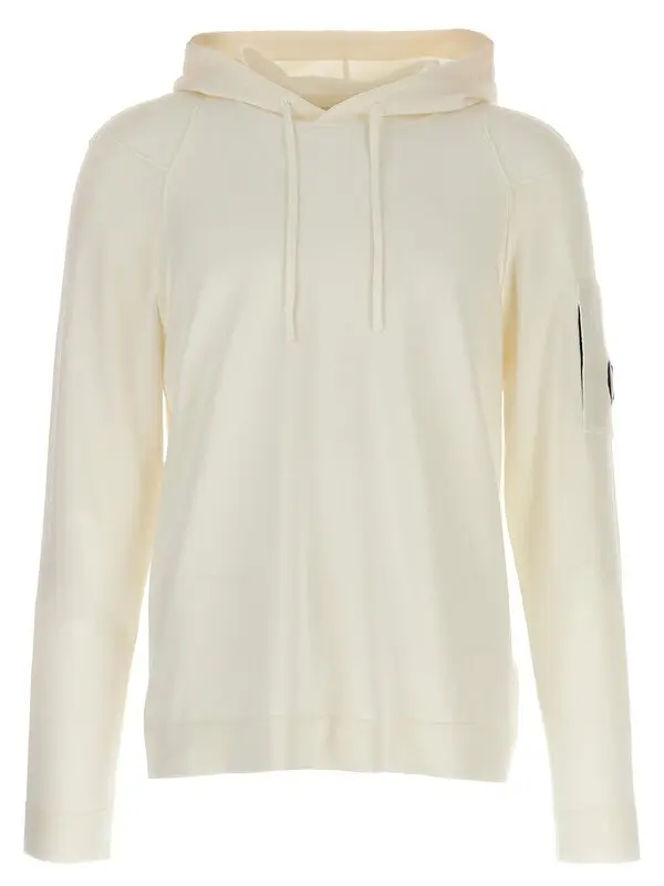 C.P. COMPANY Sea Island Hoodie - White