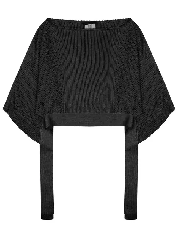 Alberta Ferretti Knitted Poncho