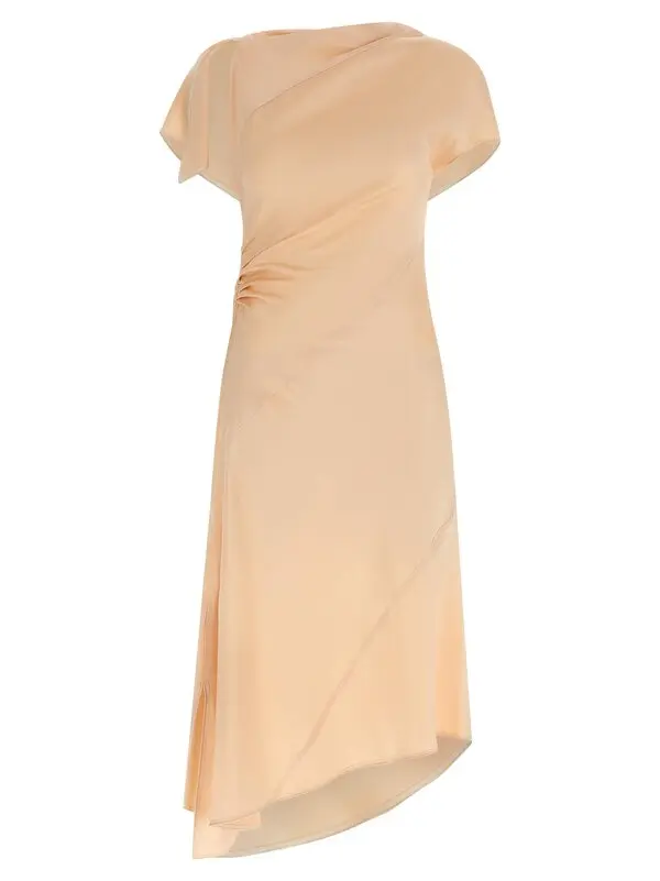 Victoria Beckham Asymmetric Twist' Dress - Pink