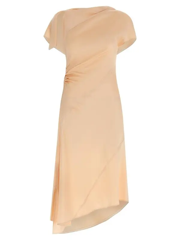 Victoria Beckham Asymmetric Twist Dress - Pink