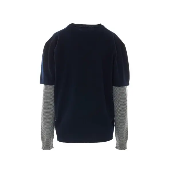 Miu Miu Logo Sweater - Blue
