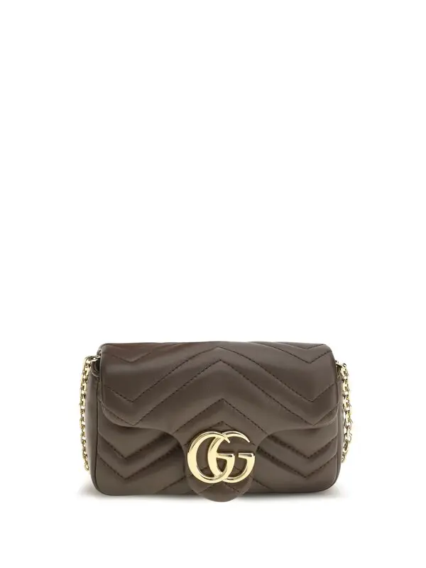 Gucci Gg Marmont Shoulder Bag - Brown