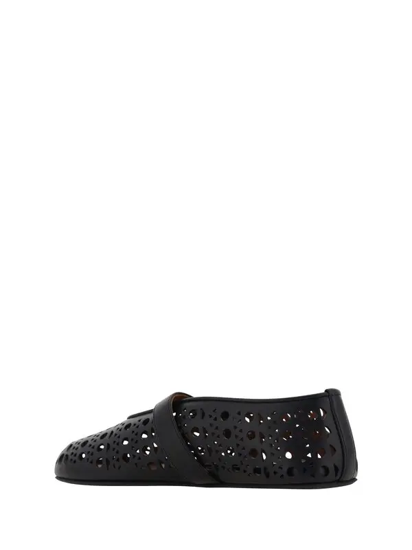 Alaïa Leather Ballerinas