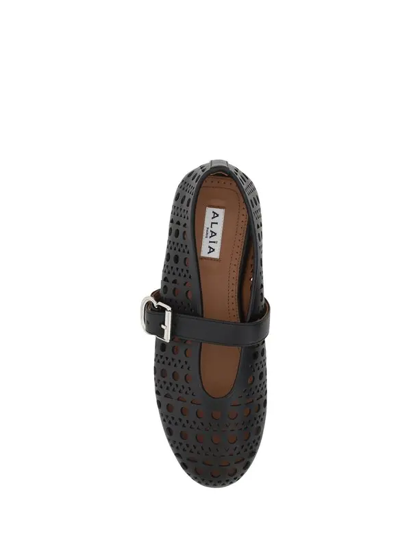 Alaïa Leather Ballerinas