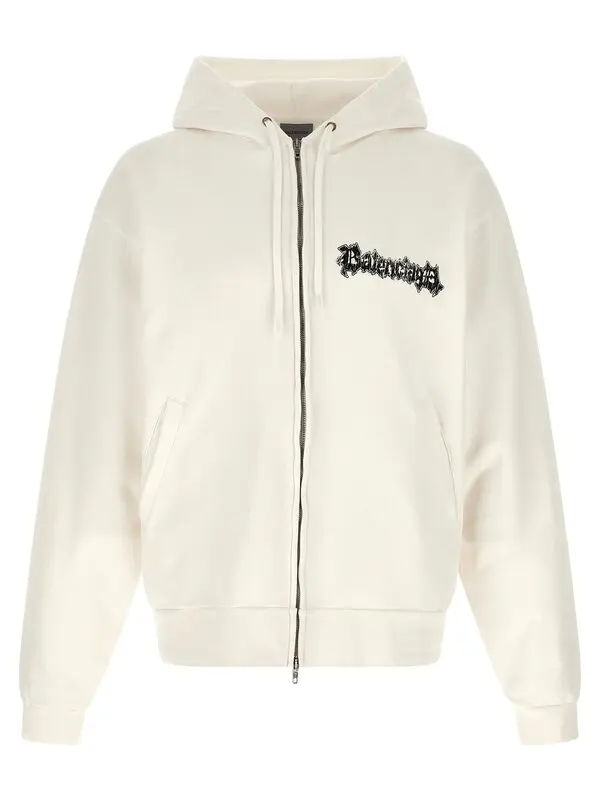 Balenciaga Salon De Couture' Hoodie - White