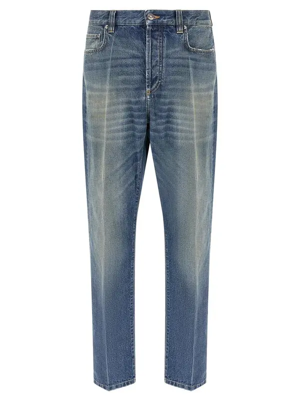 Versace Distressed Jeans - Blue