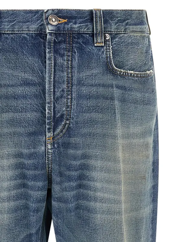 Versace Distressed Denim Jeans
