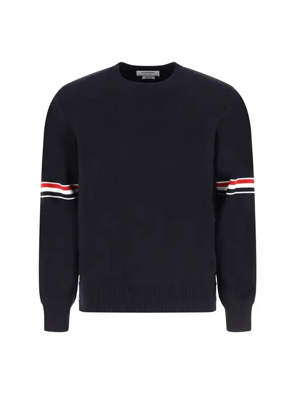 Thom Browne Cotton Crewneck Sweater