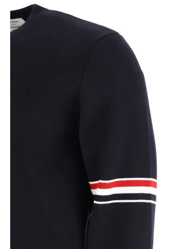 Thom Browne Cotton Crewneck Sweater