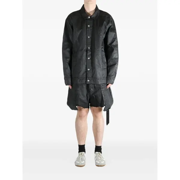 Rick Owens Jackets Shirt Jackets - Black