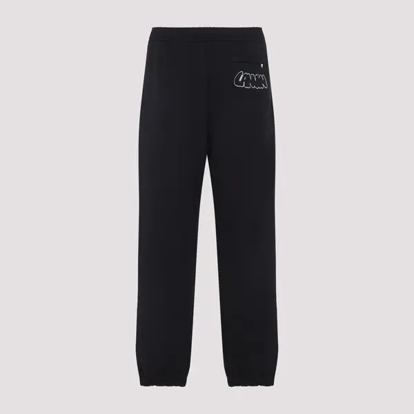 LANVIN Embroidered Logo Pants