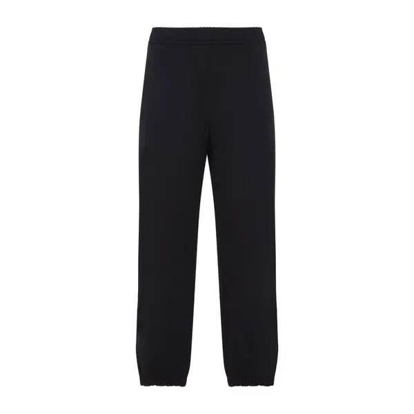 LANVIN Embroidered Logo Pants
