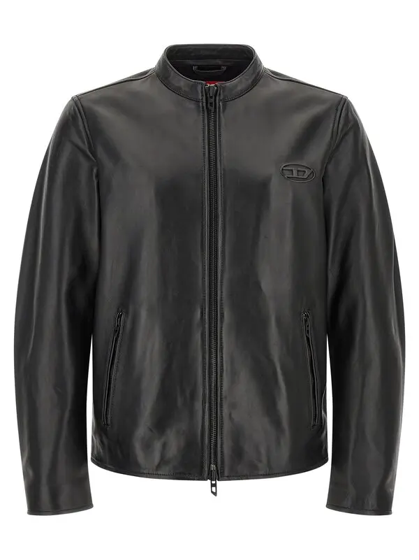 DIESEL® L-tad-wrd Leather Jacket