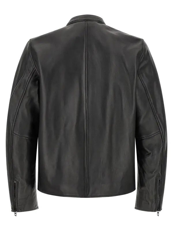 DIESEL® L-tad-wrd Leather Jacket