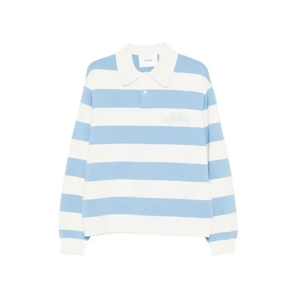 Axel Arigato Striped Knit Polo Jumper