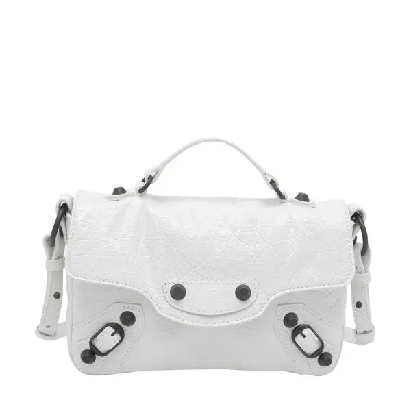 Balenciaga Le City Nano Flap Bag - White